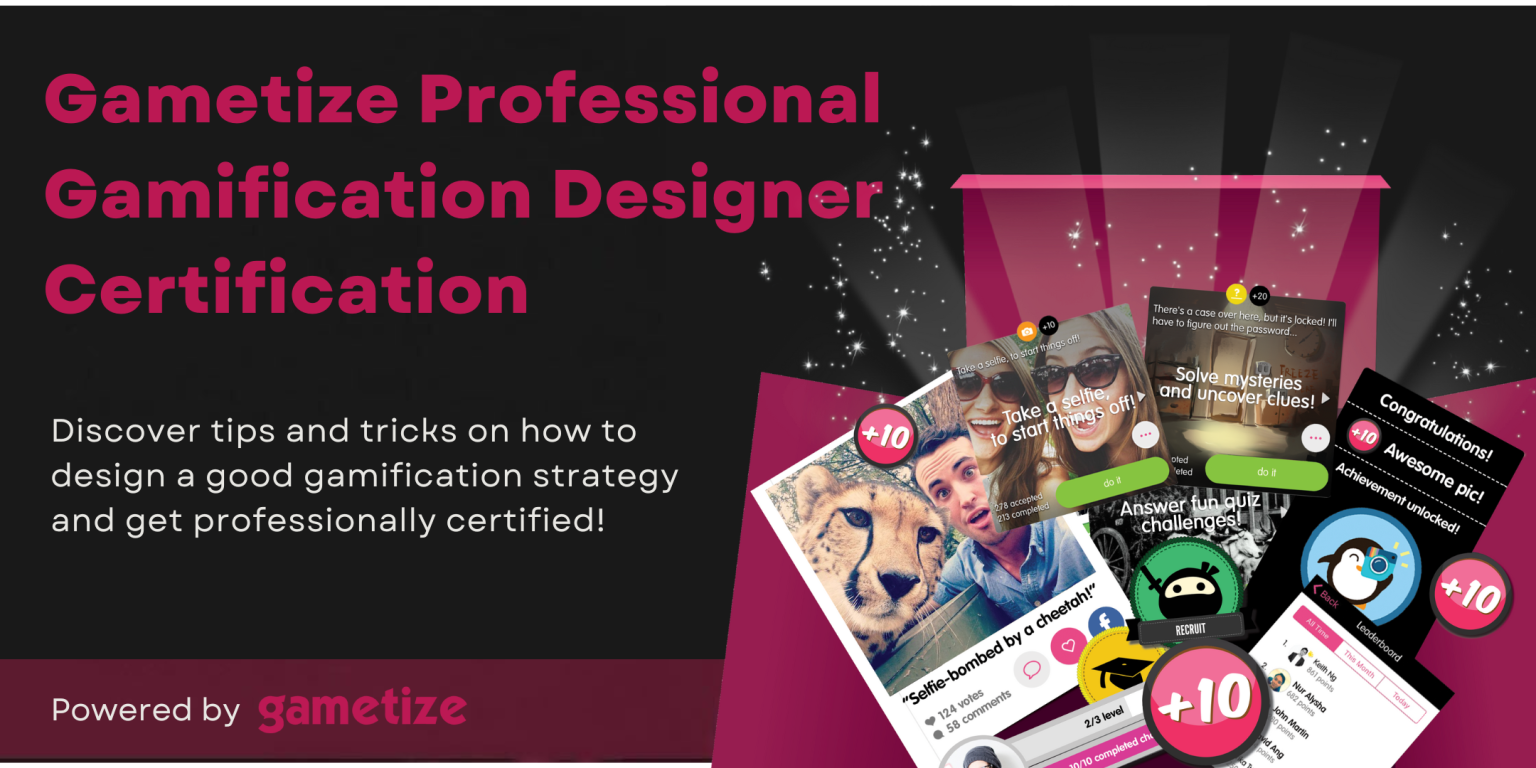 Gametize Professional Gamification Designer Certification Program Sep ...